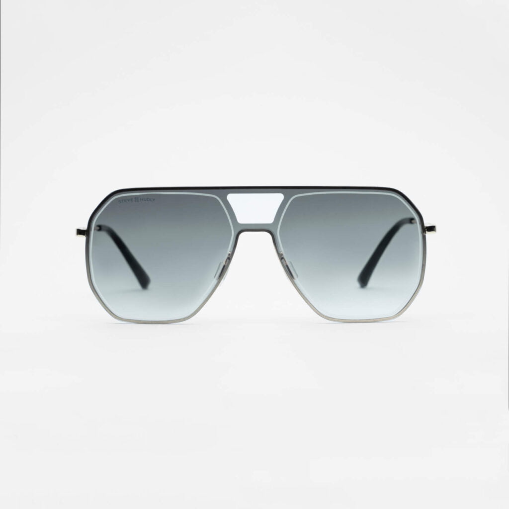 Dallas - Light Gold Gradient Green Sunglasses - Steve Hudly